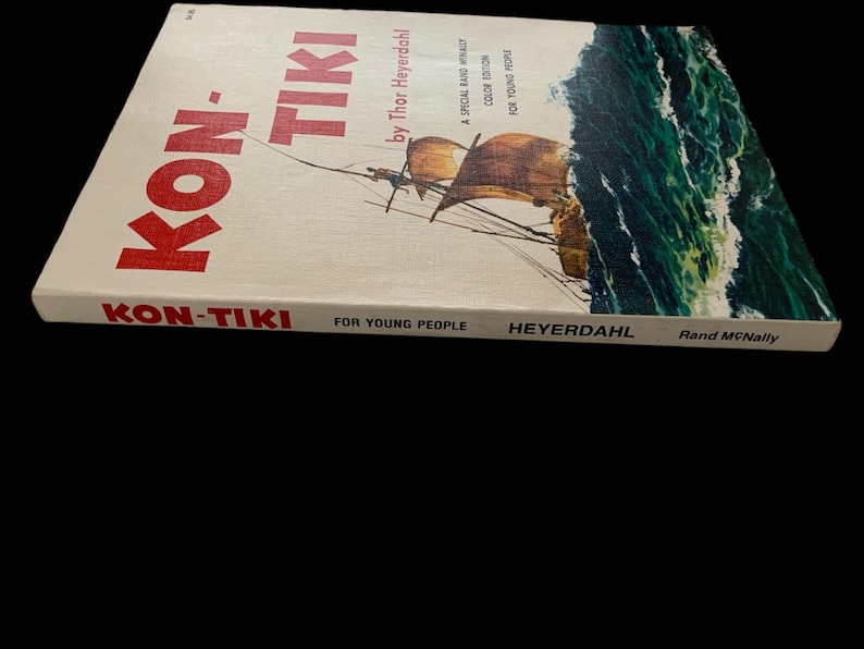 Kon-tiki by Thor Heyerdahl 1975, 1st Paperback, Color Edition - Etsy