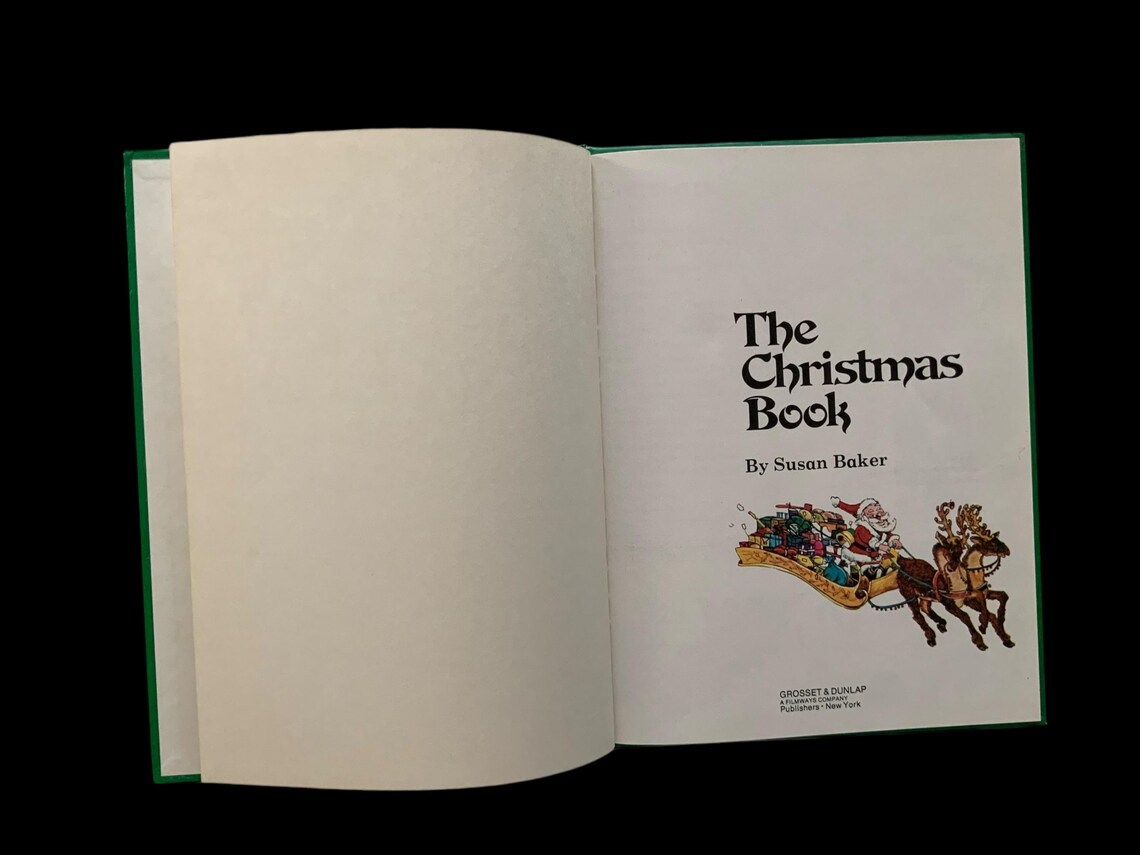 The Christmas Book by Susan Baker 1979 - Etsy