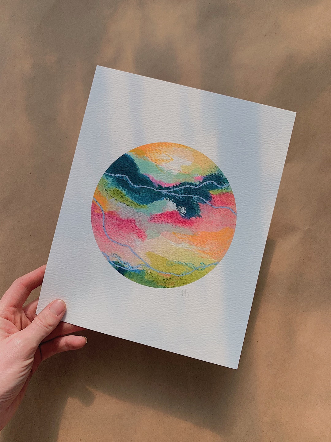 Abstract Art Prints Abstract Colorful Prints Bright Vivid Abstract ...