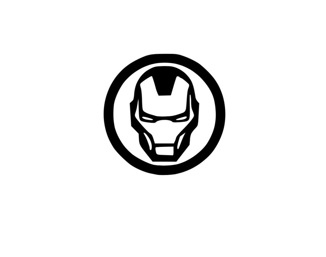 Iron Man Vinyl Sticker | Etsy