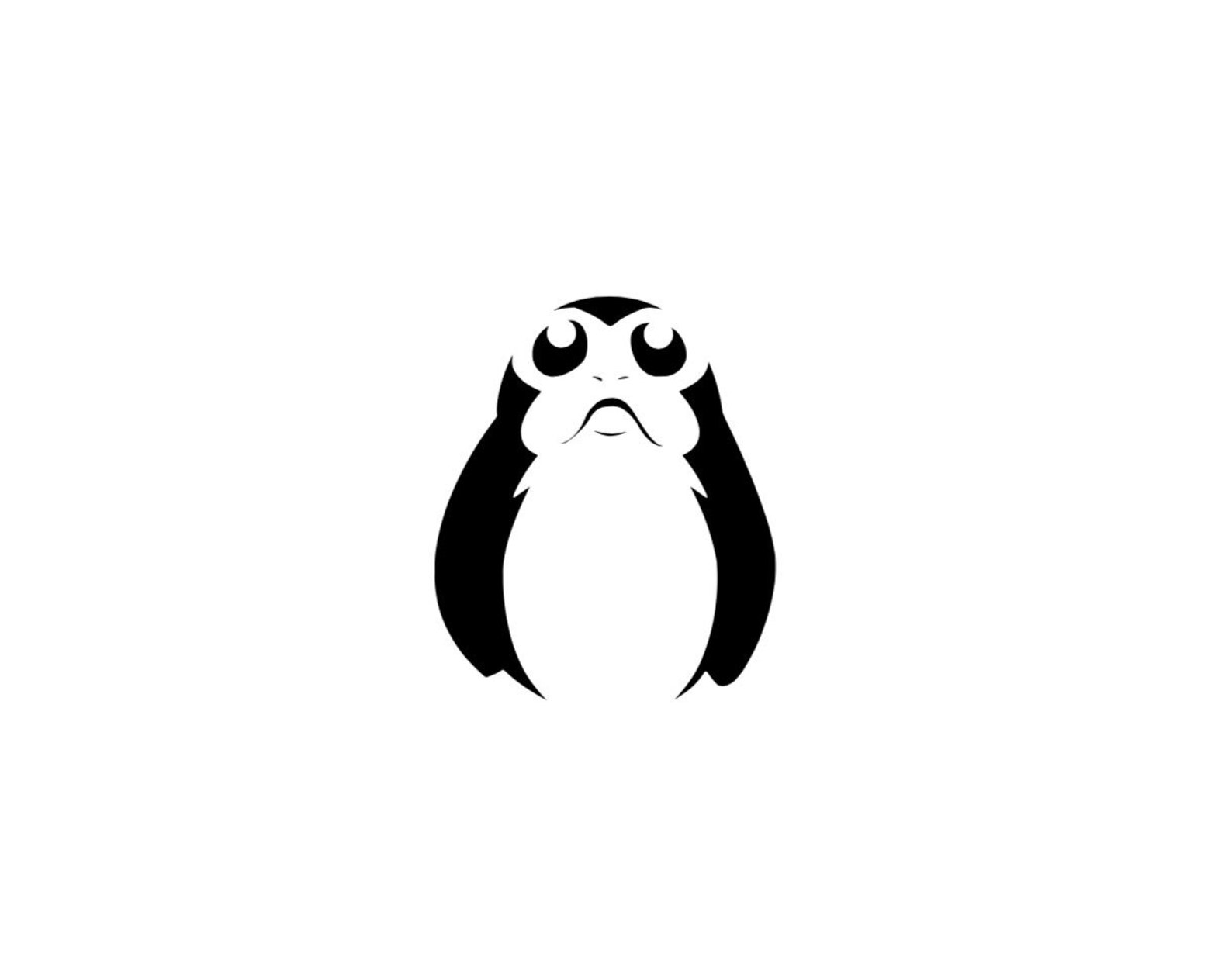Star Wars Porg Vinyl Decal - Etsy