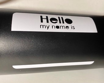 Hello My Name is Car Stickers - Etsy