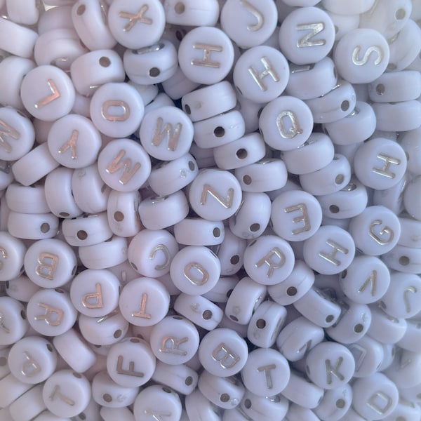 Alphabet Beads Bracelet - Etsy