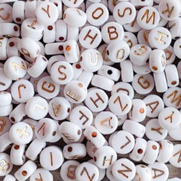 Letter Beads - Etsy