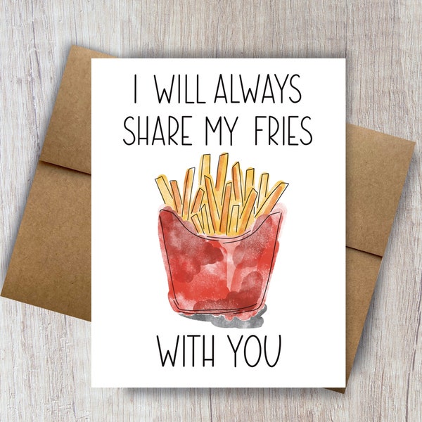 French Fries Box - Etsy