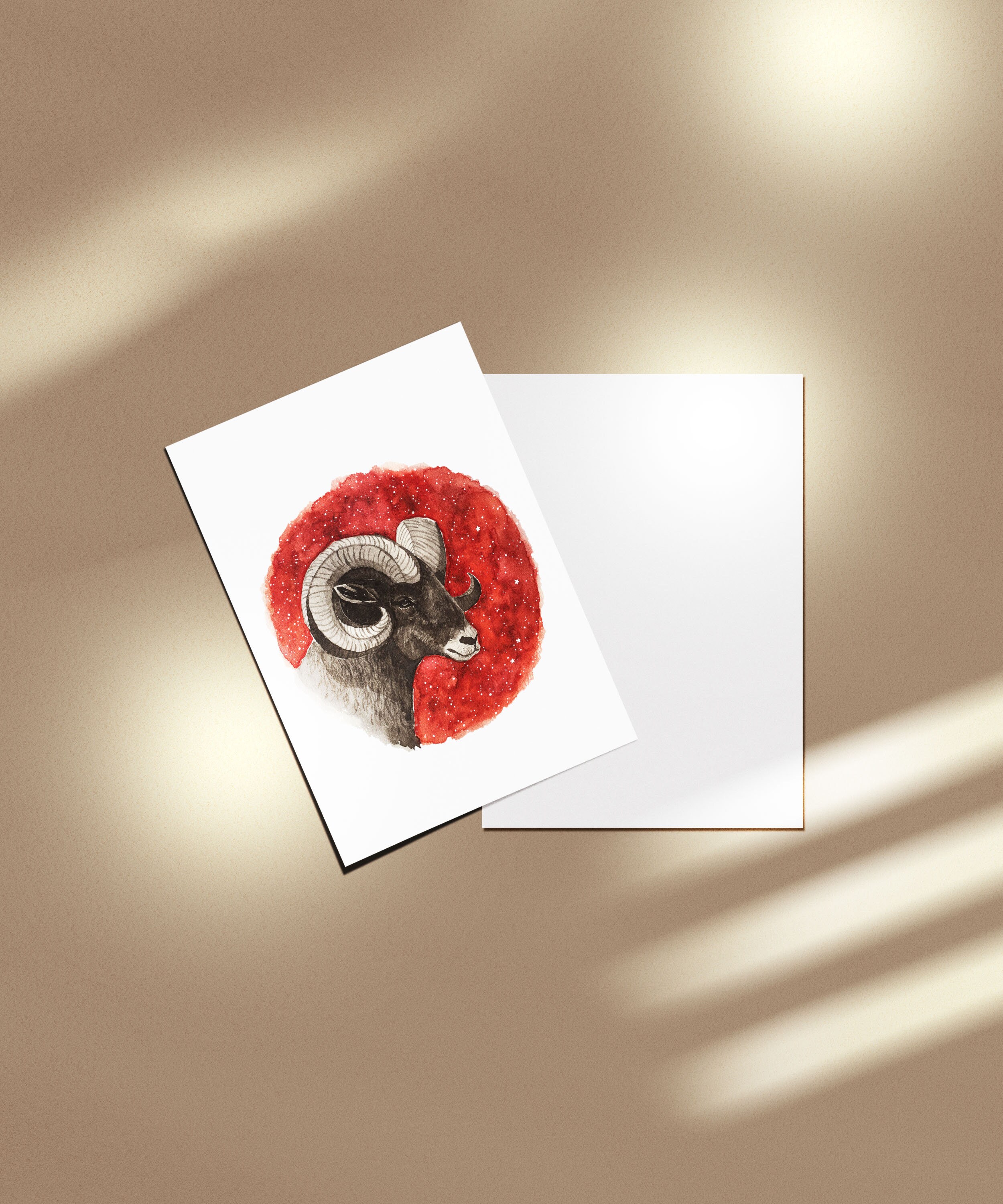 Aries Watercolor Printable Package | Instant Download | 4x6 5x7 8x10 ...