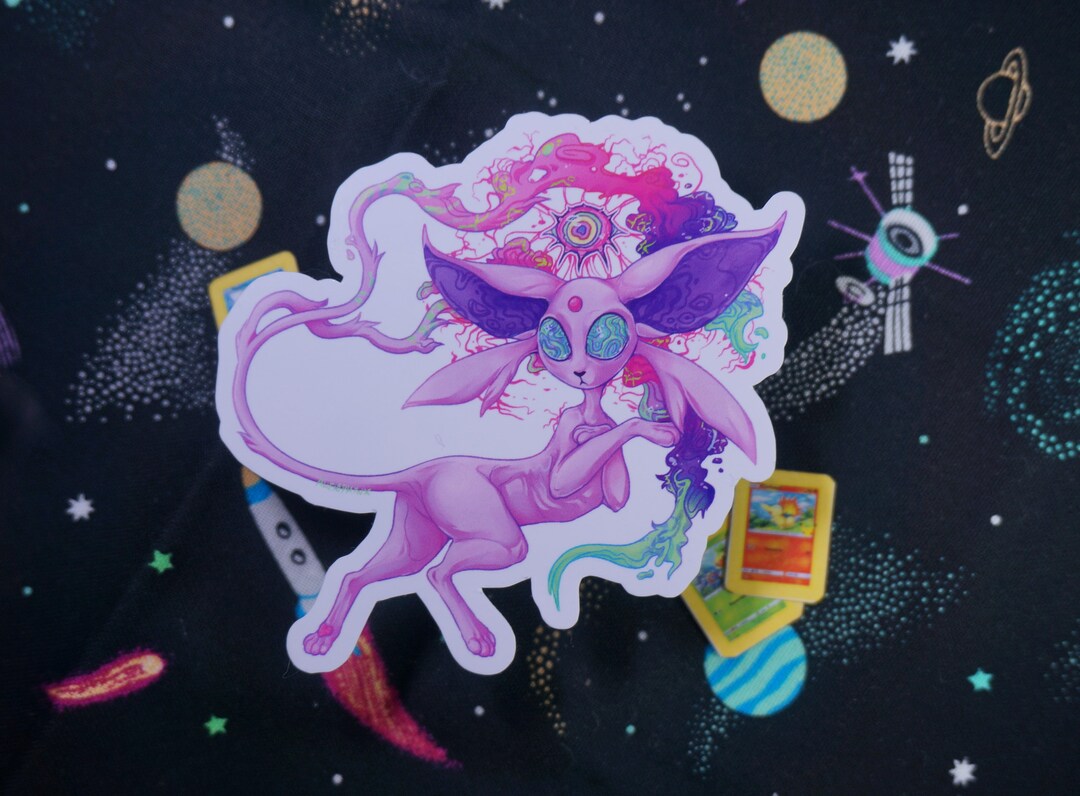 Espeon / Vinyl Sticker - Etsy