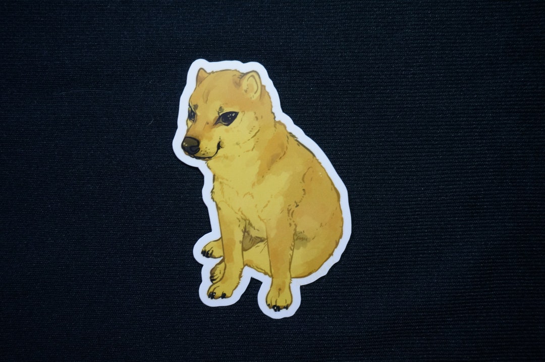 CHEEMS / Vinyl Sticker - Etsy Australia