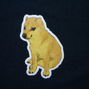 Buy Cheems Sticker Online In India - Etsy India