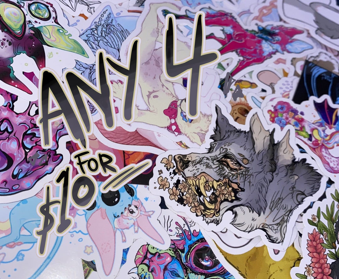 ANY 4 STICKERS / 46 Different Designs - Etsy