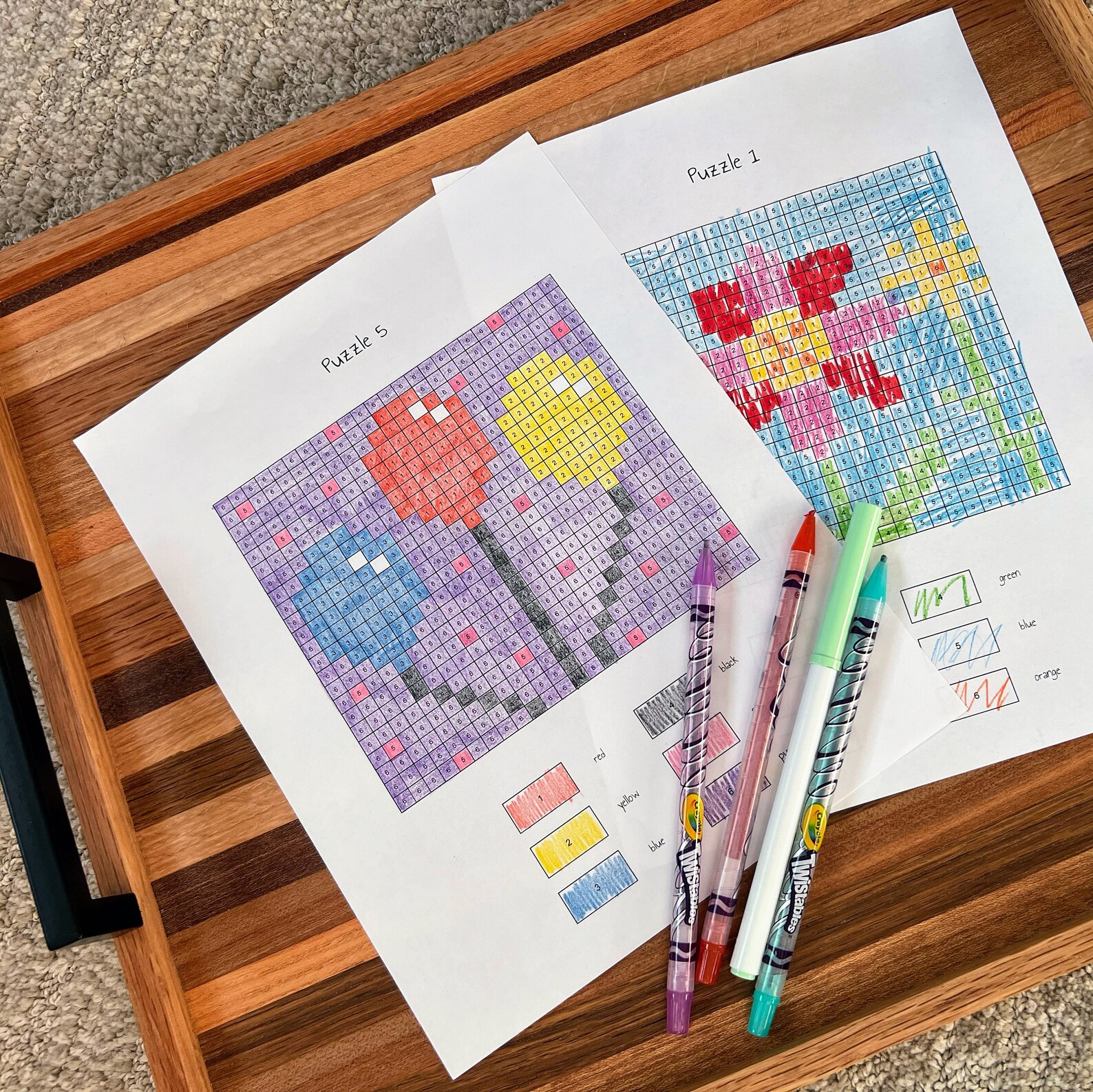 Hidden Picture Coloring Page | Mystery Pixel Art Activity - Etsy