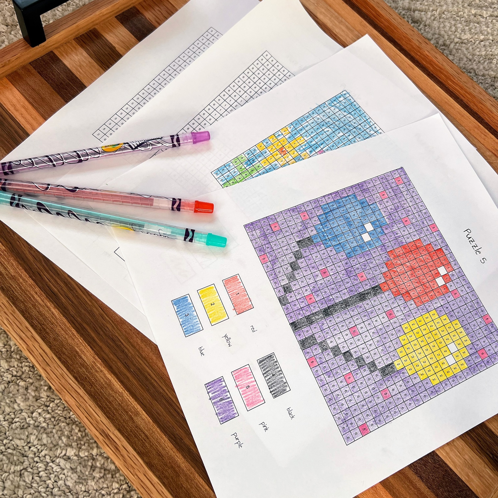 Hidden Picture Coloring Page | Mystery Pixel Art Activity - Etsy