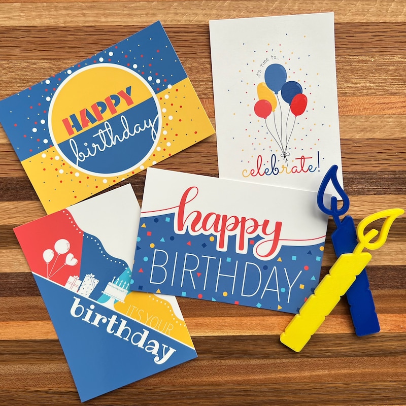 Birthday Postcard - Etsy