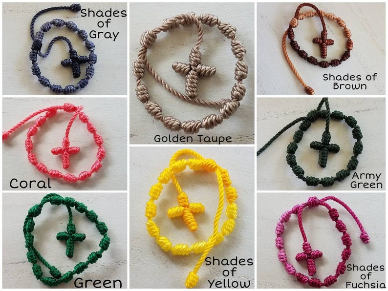 TODDLER SIZE Bracelet Bracelet for Kids Knotted Cross | Etsy