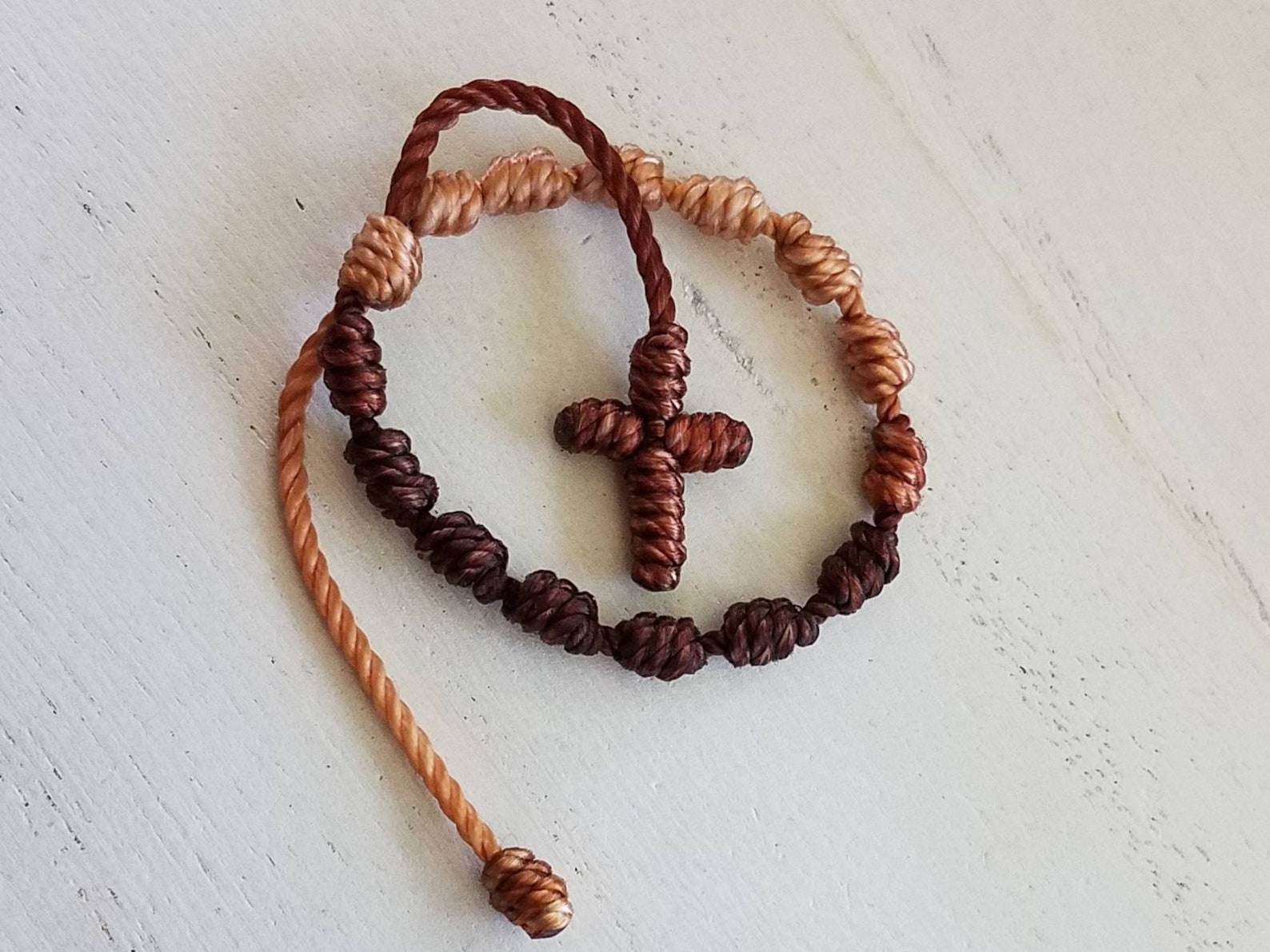 TODDLER SIZE Bracelet Bracelet for Kids Knotted Cross | Etsy