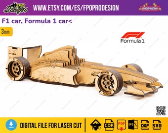 F1 Laser Cut File - Etsy