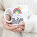 Personalized Teacher Coffee Mug Rainbow Design Perfect Teacher Gift for ...