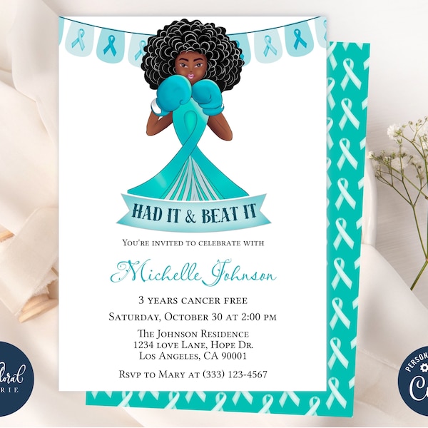 Cancer Free Party - Etsy