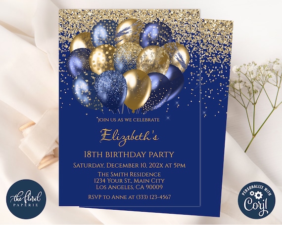 Invitaciones Azul Marino Y Estrellas Plantillas De Invitaciones Para