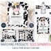 Cow Favor Tag Template, Editable Cow Thank You Tags, Cow Birthday Party ...