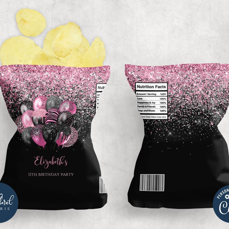 Custom Chip Bags - Etsy