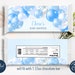 Blue and White Chocolate Wrapper Template, Editable Candy Bar Wrapper ...