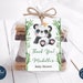 Panda Favor Tags Template Editable Panda Thank You Favor - Etsy