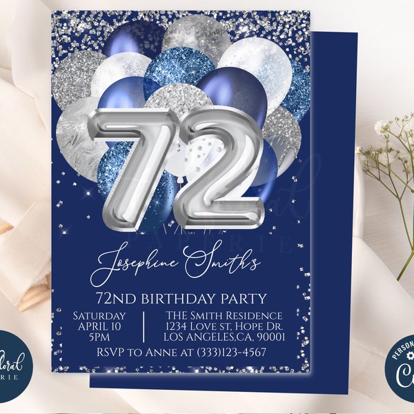 72nd Birthday - Etsy