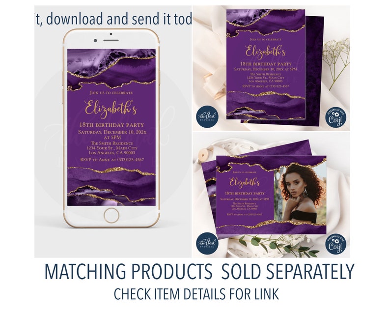 Purple and Gold Chocolate Wrapper Template Editable Candy Bar - Etsy