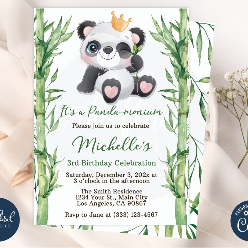 Bamboo Invitations - Etsy