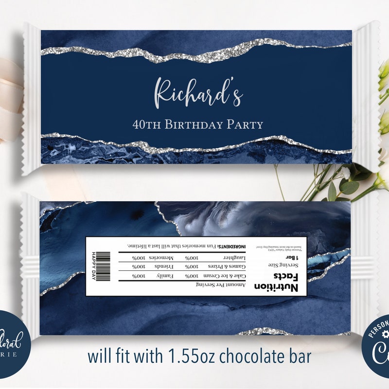 Chocolate Bar Wrap - Etsy