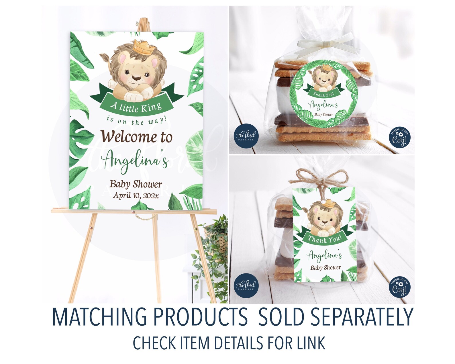 Printable Lion Gift Tags Template Editable Lion Favor Tags - Etsy