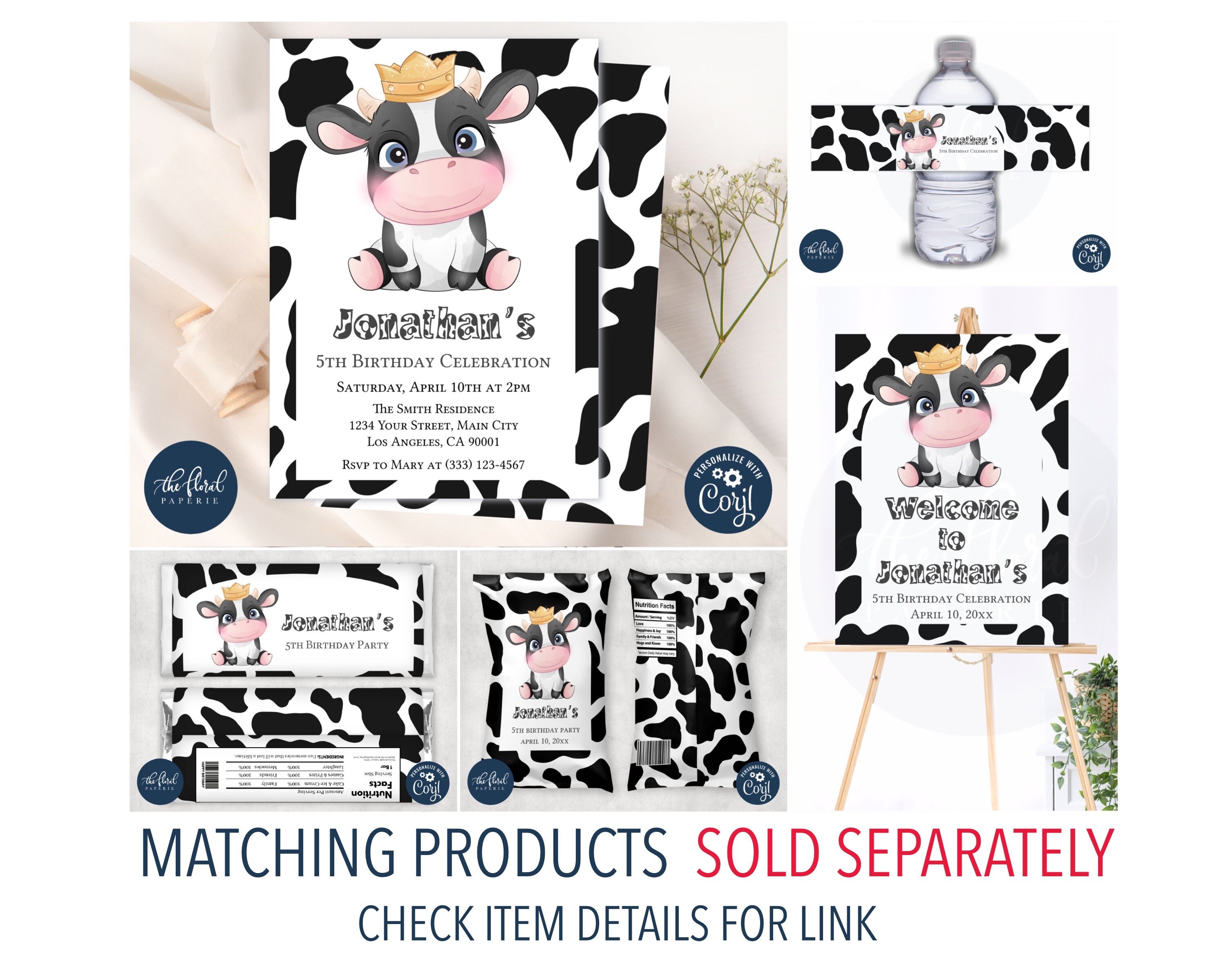 Cow Chocolate Wrapper Template Editable Cow Candy Bars - Etsy