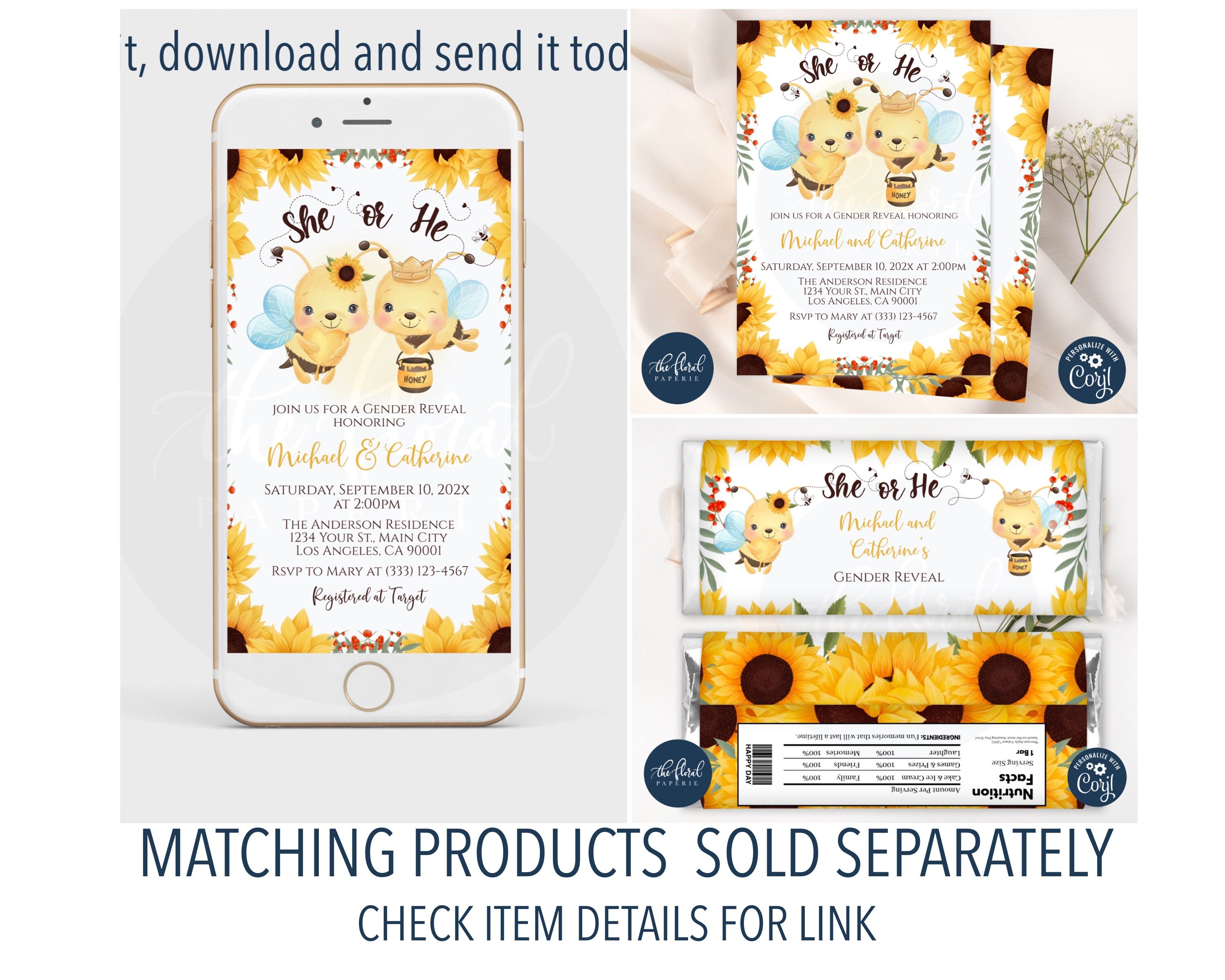 Bee Chocolate Wrapper Template Editable Bee Candy Bars - Etsy