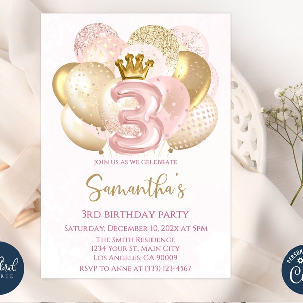 3rd Birthday - Etsy