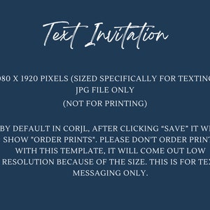 Ivy Birthday Text Invitation Template, Greenery Electronic Evite ...