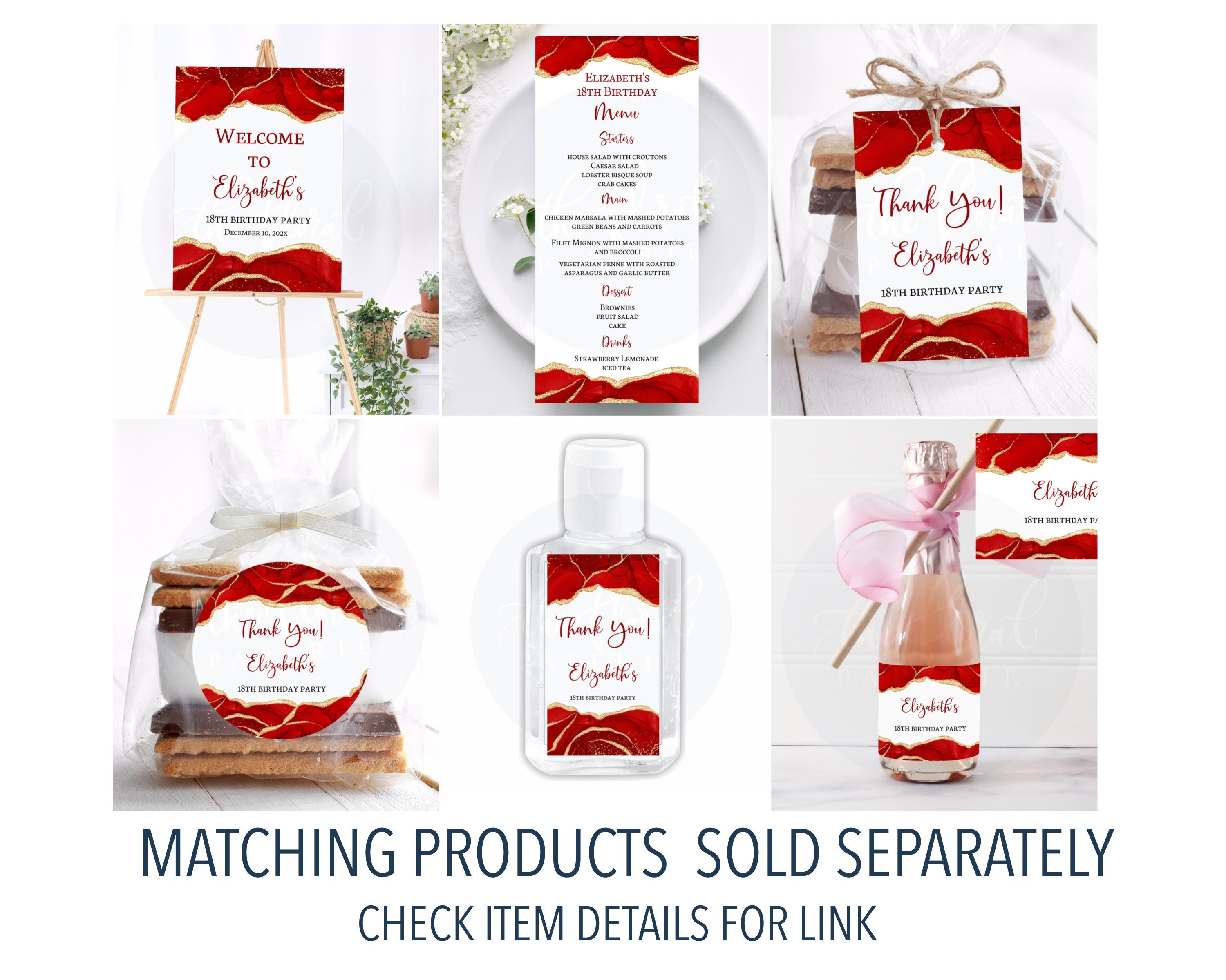 Red and Gold Chocolate Wrapper Template Editable Candy Bar - Etsy