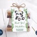 Panda Favor Tags Template, Editable Panda Thank You Favor Tags ...