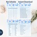 Blue Balloons Baby Shower Games Bundle, Printable Boy Baby Shower Games ...