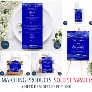 Royal Blue and Silver Chocolate Wrapper Template, Candy Bar Wrapper ...