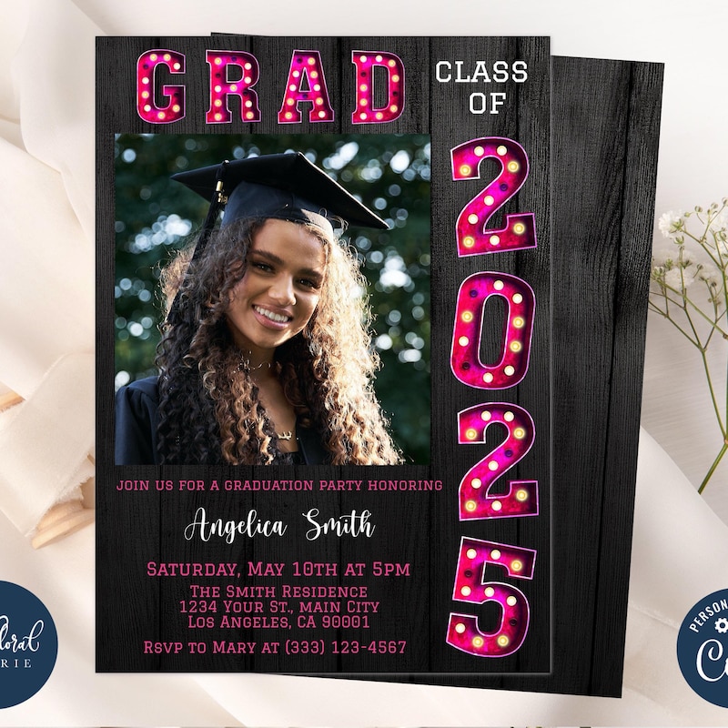 Pink Graduation - Etsy