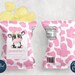 Cow Chip Bag Template, Cow Potato Chip Bag Wrapper, Cow Potato Chips ...