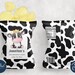 Cow Chip Bag Template, Cow Potato Chip Bag Wrapper, Cow Potato Chips ...