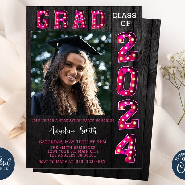 Pink Graduation - Etsy