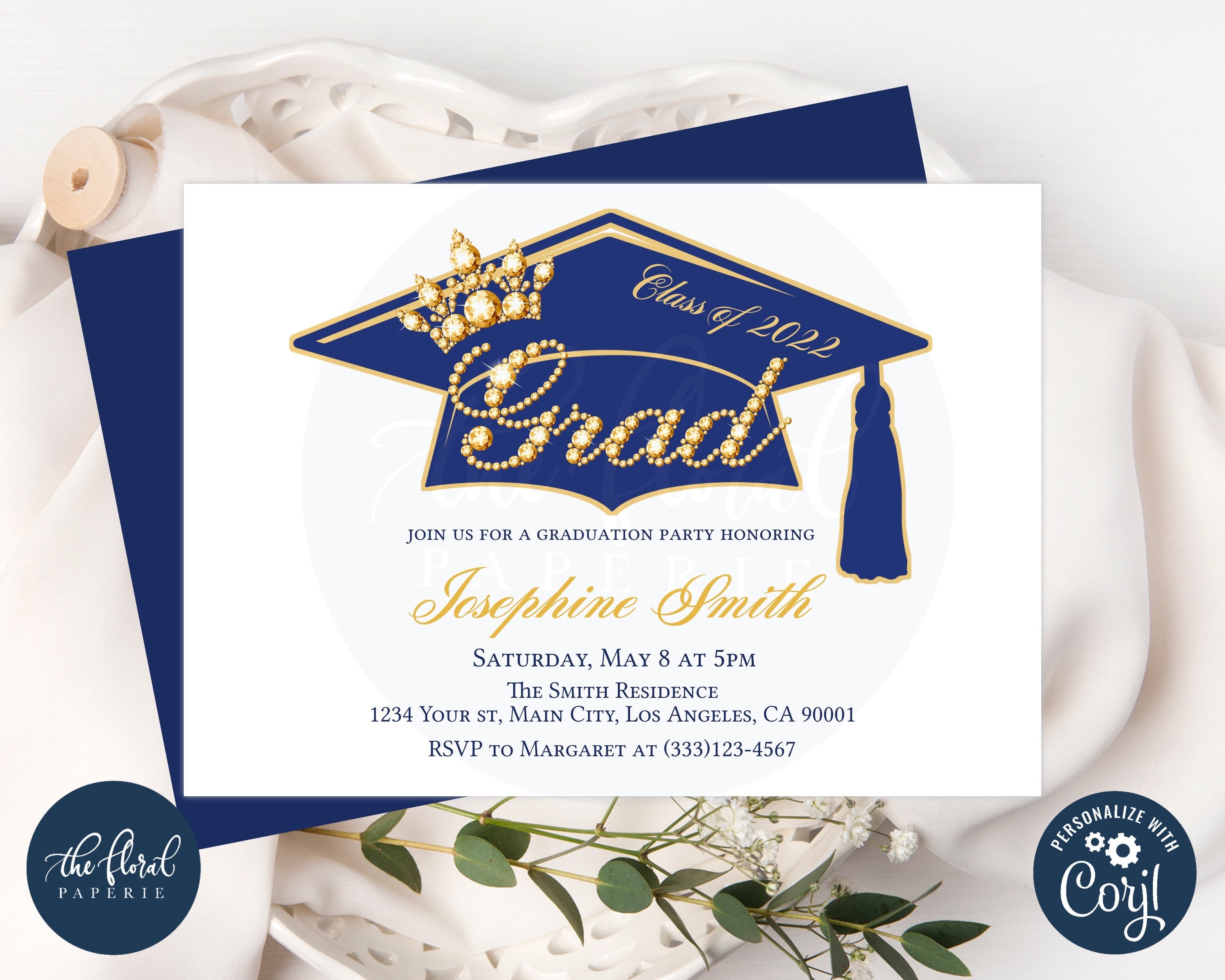 High School Graduation Program Cover Design