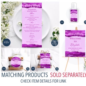 Shades of Purple Chip Bag Template, Purple Potato Chip Bag Wrapper ...