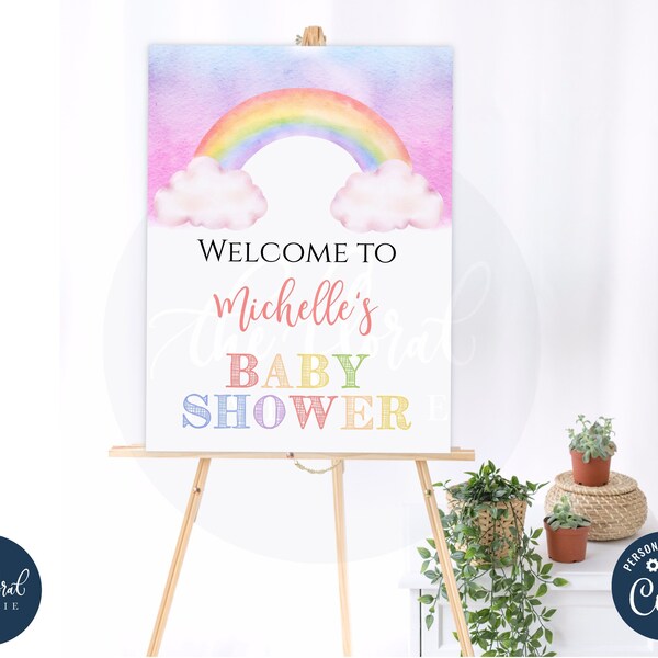 Rainbow Baby Shower - Etsy