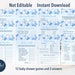 Blue Balloons Baby Shower Games Bundle, Printable Boy Baby Shower Games ...