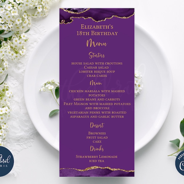 Purple Gold Wedding - Etsy