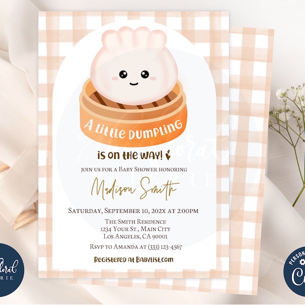 Baby Shower Dumpling Theme - Etsy